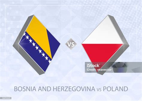 보스니아 헤르체고비나 Vs 폴란드 리그 A 조 1 유럽 축구 대회 0명에 대한 스톡 벡터 아트 및 기타 이미지 0명 2020년 2021년 Istock