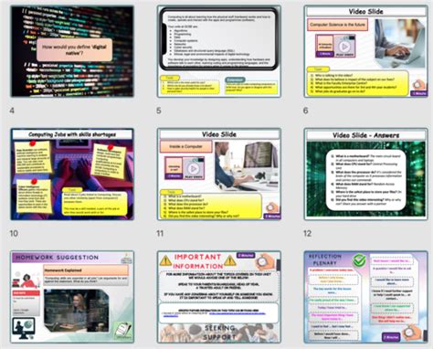 Gcse Computing Careers Options Lesson Teaching Resources