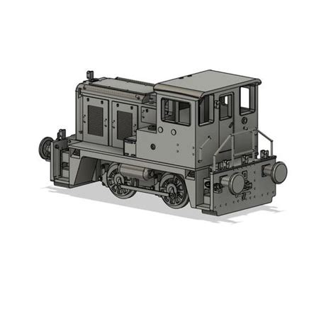 🛤️ N Gauge 1148 Scale Br Class 02 Shunter・ Stl File For 3d Printing