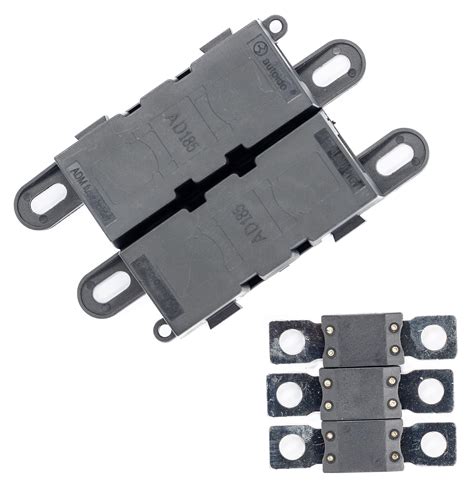 Mega Fuse Kit 100 Amp 2 Holders 3 Fuses Voltage Electrical Supplies