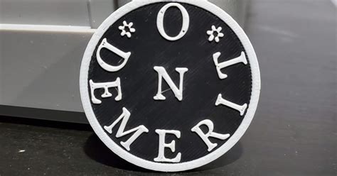 Demerit Coin By Corpulent Download Free Stl Model