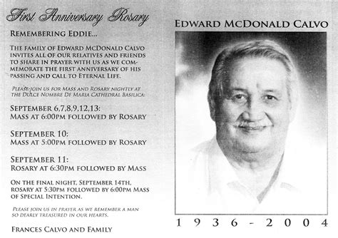 Edward John Mcdonald Calvo 1936 2004 Find A Grave Memorial