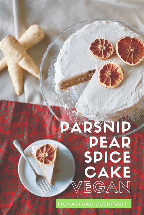 Parsnip Pear Spice Cake Vegan Parsnip Pear Spice Cake Vegan