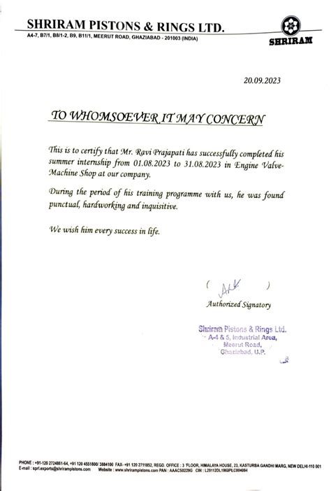 ravi prajapati on linkedin internship