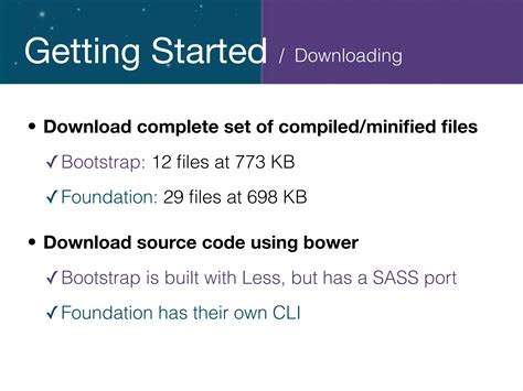 Battle Of The Front End Frameworks Bootstrap Vs Foundation Ppt