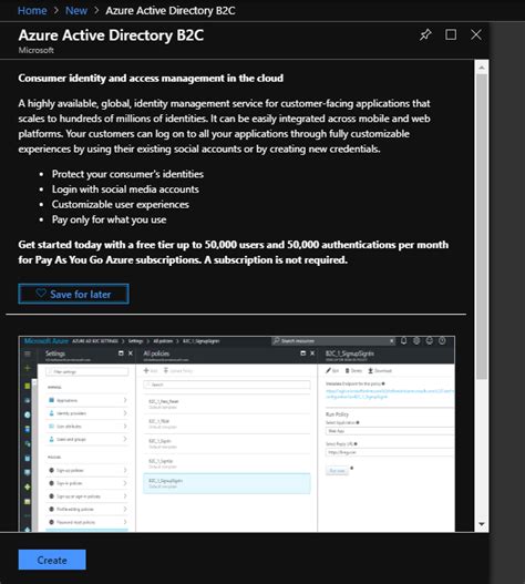 Manually Configure Azure Active Directory With Advanced Settings B2c