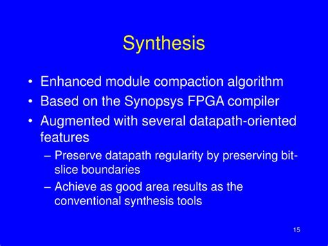 Ppt Architecture Of Datapath Oriented Coarse Grain Logic And Routing For Fpgas Powerpoint