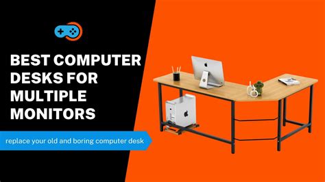 Best Computer Desks For Multiple Monitors In Updated