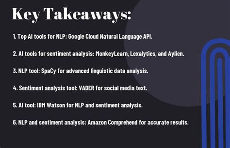 What Are The Top Ai Tools For Natural Language Processing And Sentiment