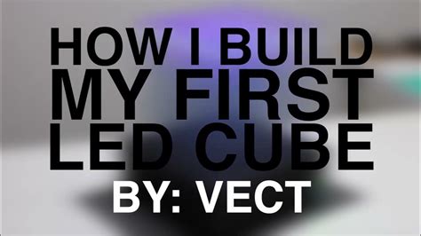 8x8x8 Led Cube With Arduino Uno Youtube