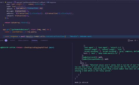 MoralisError Moralis SDK Error C Paypal Clone Technical Issue Reporting Moralis