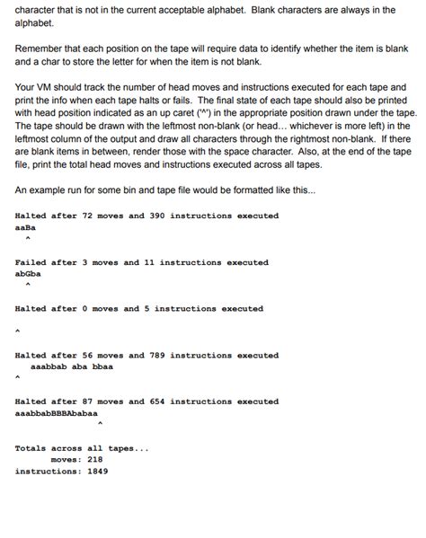 Develop A Command Line Virtual Machine To Emulate The Chegg Com