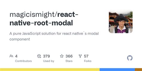 Github Magicismightreact Native Root Modal A Pure Javascript