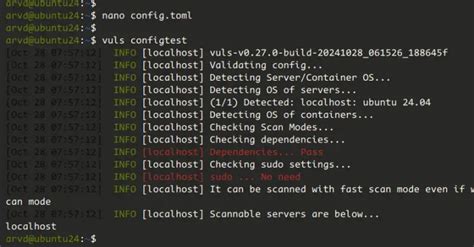 How To Install And Use Vuls Vulnerability Scanner On Ubuntu 2404