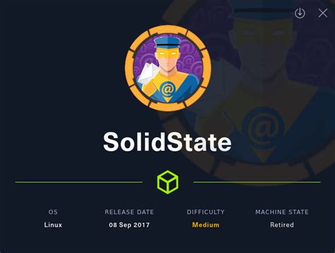 hackthebox — solidstate — writeup by bigkahuna medium