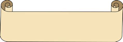 Golden Paper Title Scroll Royalty Free Vector Image