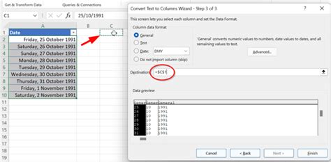 Four Ways To Split Date Into Day Month Year In Excel Office Watch