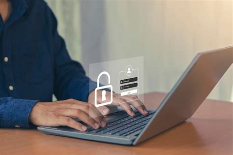 Premium Photo Log In With Your Cyber Security Password