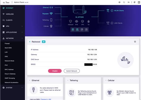 GL MT Beryl AX Ethernet Connection Not Working Technical Support For Routers GL INet