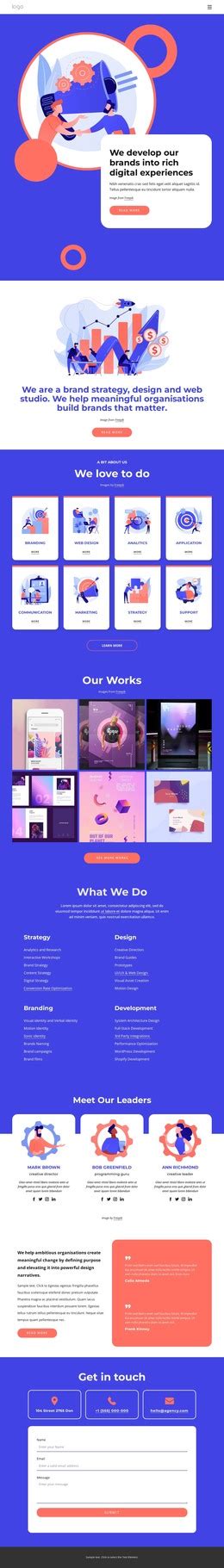 visual and product design html template by nicepage