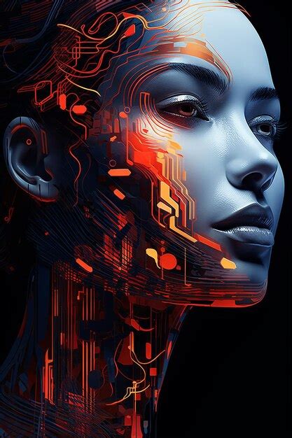 Premium Ai Image Create An Abstract Generative Aidriven Image