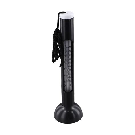Spring Functional Thermometer Temperature Meter Ice Bath Installation Longevity Pool Black