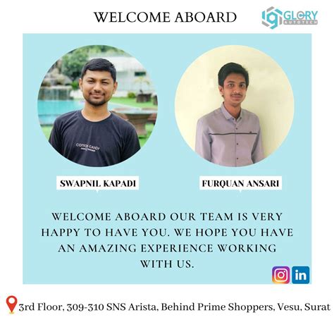 Glory Autotech On Linkedin Congratulations Welcome Welcomeaboard