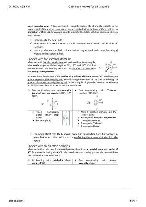 Ib Chemistry Notes Topics 1 5 Chemistry Higher Level Ib Thinkswap