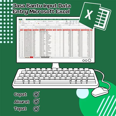 Jasa Input Data Excel Online Mulai Rp 99 000 1 Hari Selesai