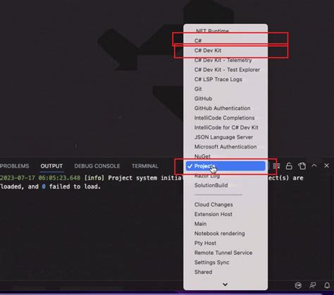 the new solution explorer in vs code is not loading the project files