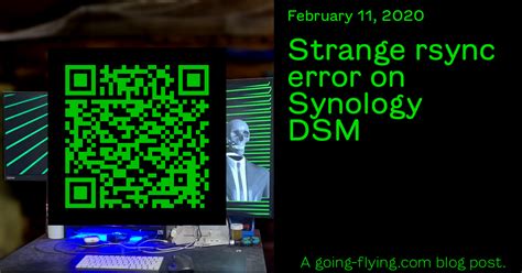 Strange Rsync Error On Synology DSM