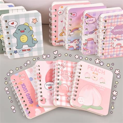 Jual A7 Cute Mini Coil Notebook High Value 2023 Girly Notepad Portable Portable Small Diary