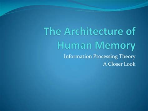 PPT PC Memory Architecture PowerPoint Presentation Free Download ID
