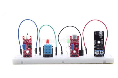 Four Arduino Sensor Stock Image Image Of Ohms Connection