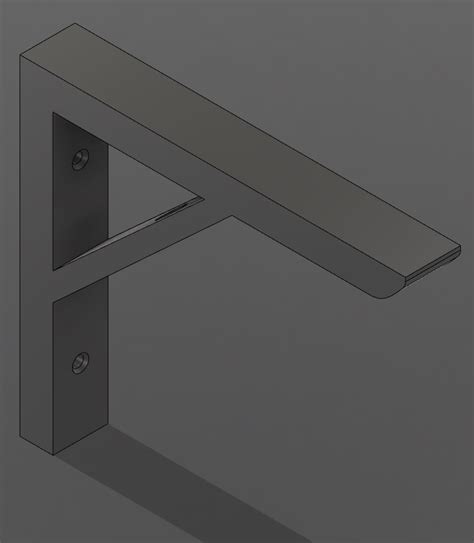 Simple Shelf Bracket By Prestigiousprints3d Download Free Stl Model