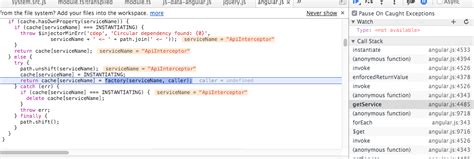 Javascript Typeerror Definingaccessing Interceptors In Angularjs