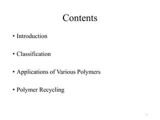 Introduction To Polymers PPTX Introduction To Polymers PPTX