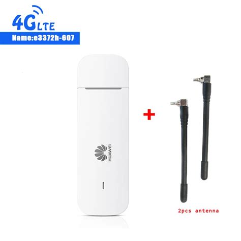 화웨이 E3372h 607 언락 Usb 동글 모뎀 안테나 2 개 4g Lte 150mbps Aliexpress 7