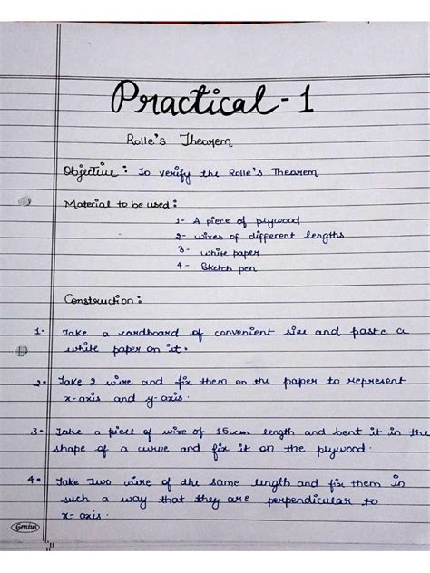 Maths Practical File Pdf
