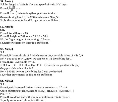 Ibps Clerk Mains क्वांट क्विज 6th October 2022 Quantity Based And Data Sufficiency