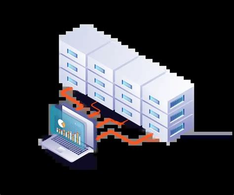 Server Data Analysis Professional Illustration Free Download Business