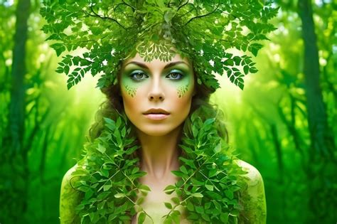 Premium Ai Image Mother Nature