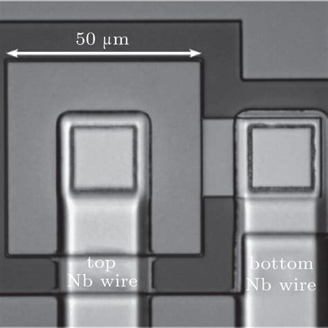 Micrograph Of An Stj Used For The Currentvoltage Iv Measurements