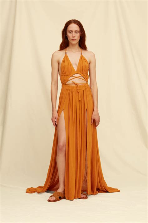 Caravana Kimi Dress Burnt Orange Caravanaland