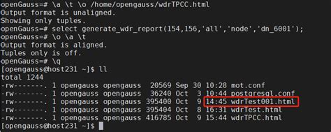 【我和opengauss的故事】opengauss的wdr报告解读 csdn博客