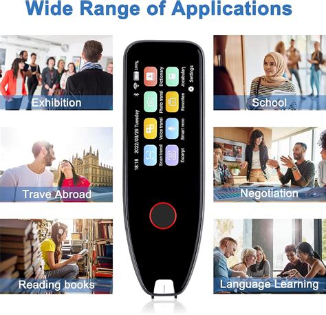 Scan Reader Pen, 113 Languages Dyslexic Reading Pen, Reading Pen for Dyslexia 3.0 Inch LCD Touch ...
