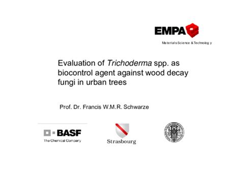 pdf evaluation of trichoderma spp as a biocontrol agent against wood