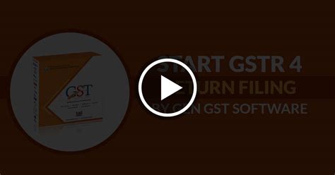 Easy Guide To GSTR With Step By Step Online Return Filing Procedure