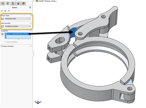 Using Solidworks Simulation Sensors And Selection Sets