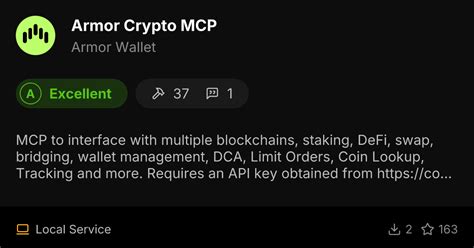 Armor Crypto Mcp Mcp Servers · Lobehub
